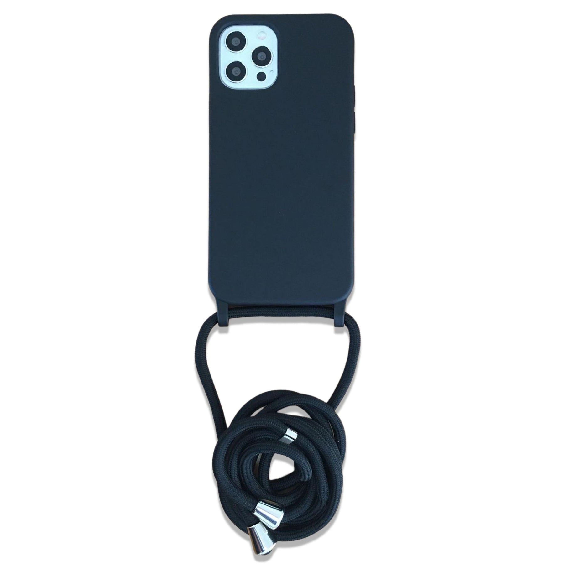 IPHONE CROSSBODY PHONE CASE BUNDLE - BLACK - ROPE STRAP – Kabl Techwear
